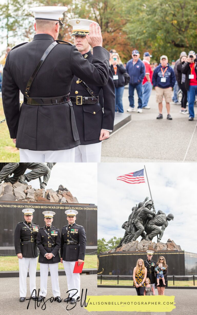Uncommon USMC Pinning Promotion Ceremony in DC - Alison Bell