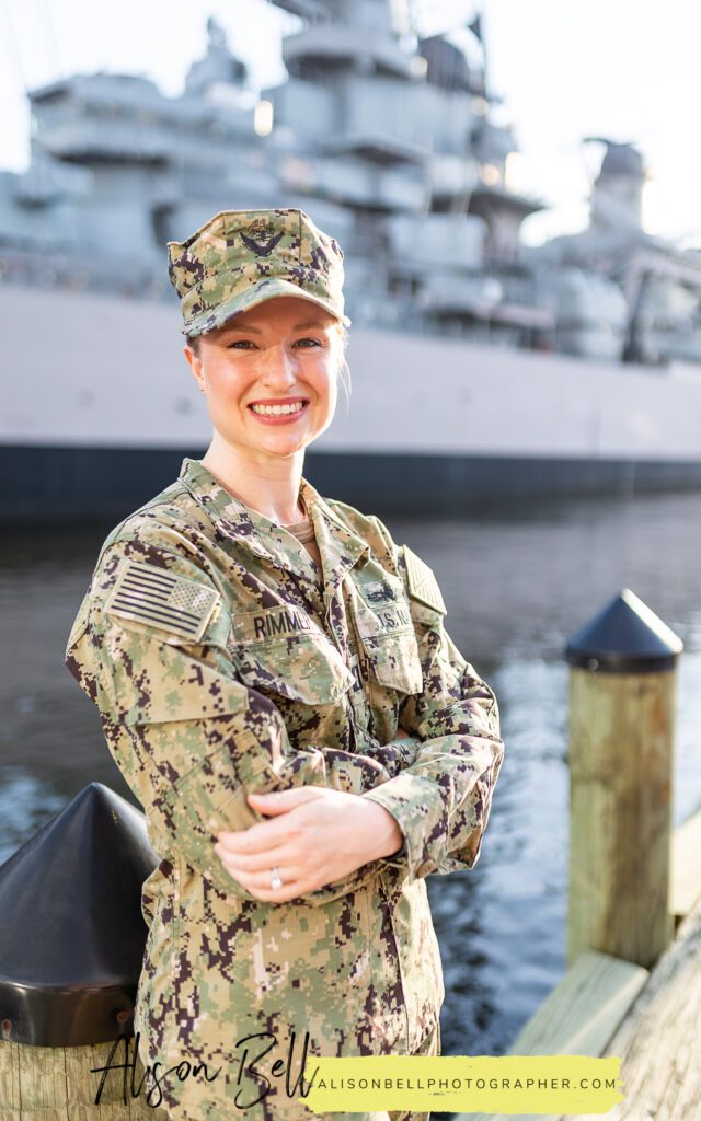Military Uniform Photos: No Ceremony Required - Alison Bell