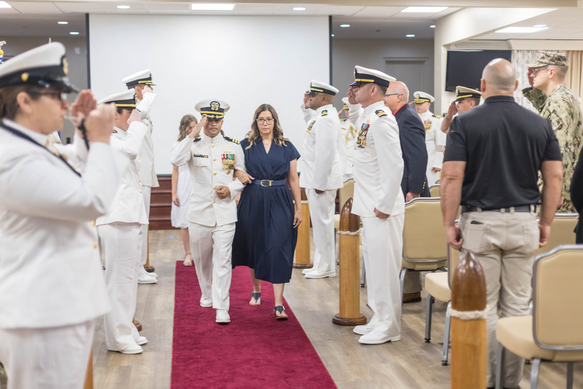 Navy Retirement Ceremony - Alison Bell Photographer