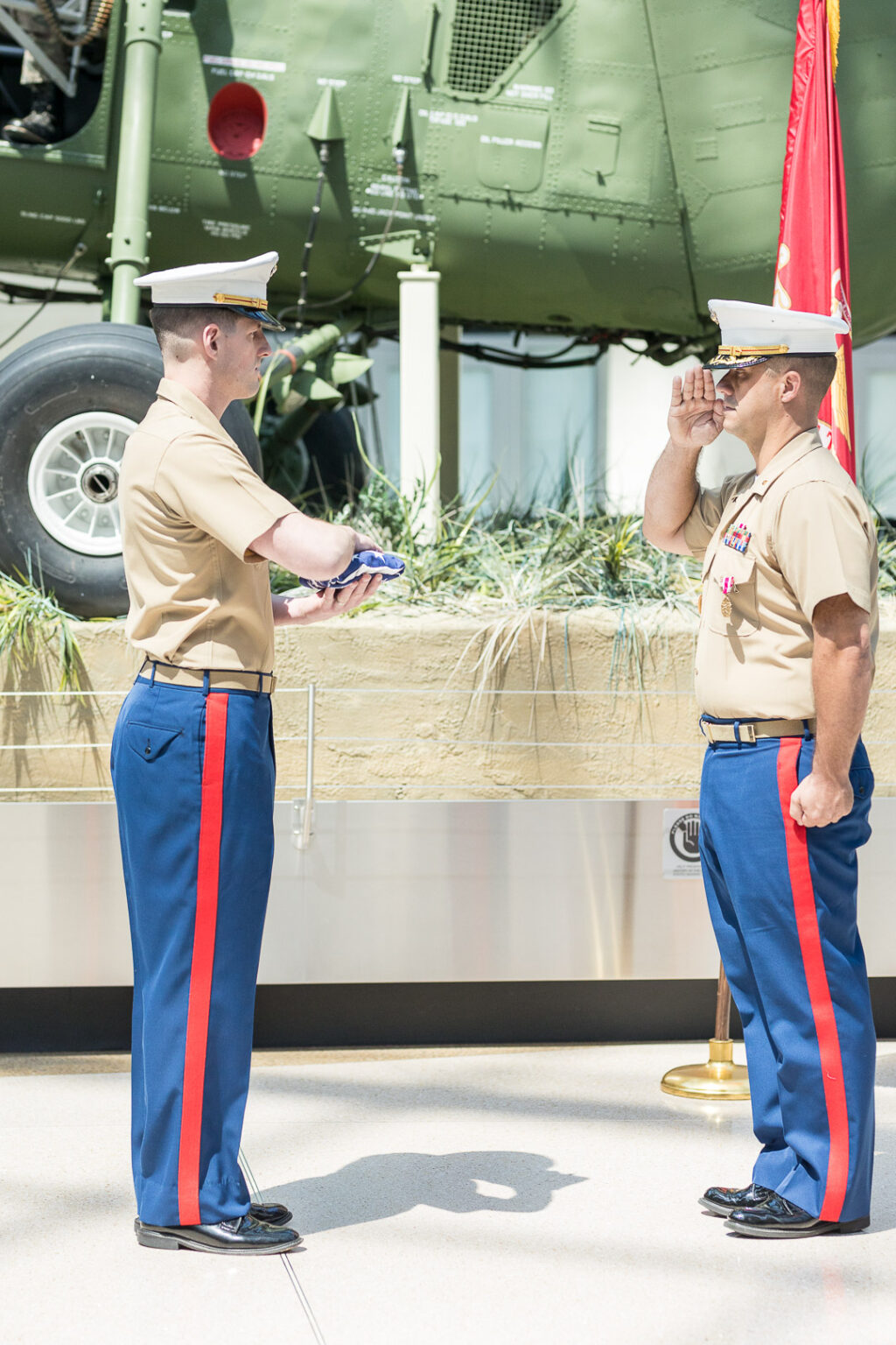 Easy Marine Corps Retirement Ceremony at the National Museum of the Marine Corps