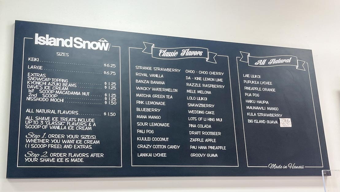 Best Shave Ice Oahu - Alison Bell Photographer